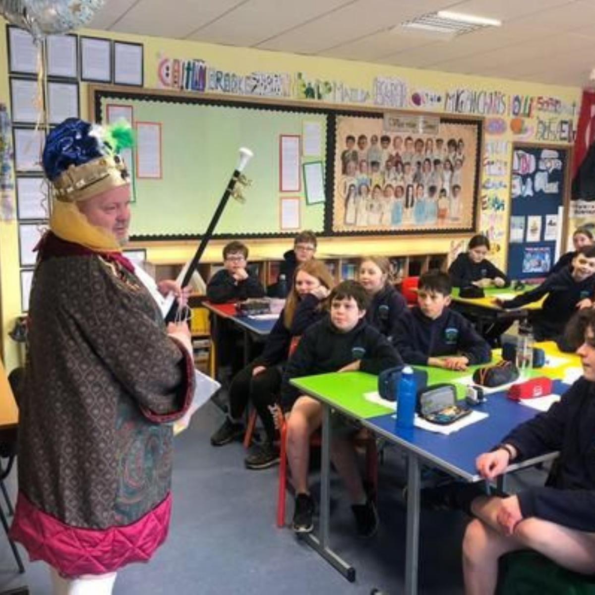 Moneyrea Primary School and Nursery - King for a Day