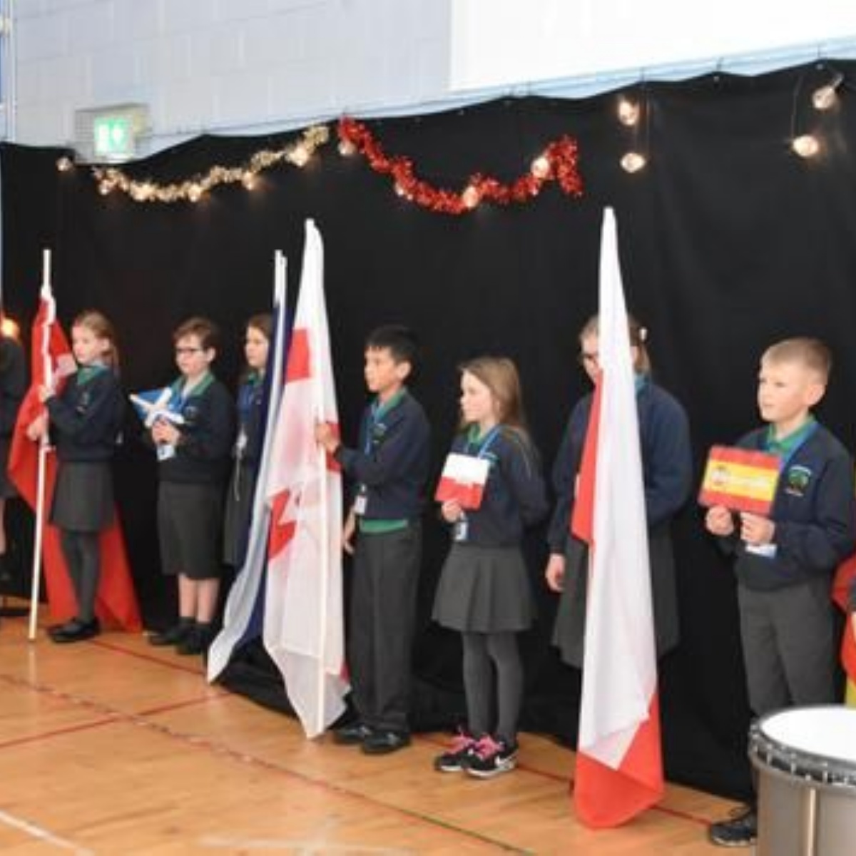 Moneyrea Primary School and Nursery - Erasmus+ Assembly at Moneyrea