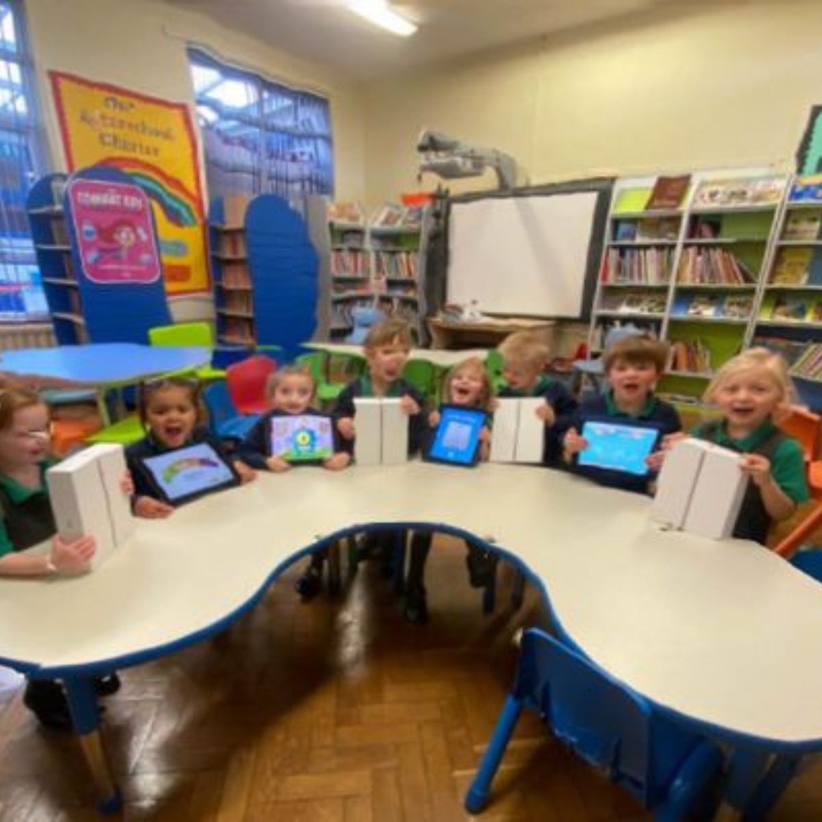 Moneyrea Primary School and Nursery - Thank You PTA for our New iPads